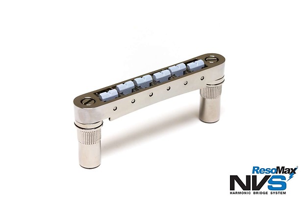 Graph Tech Resomax NVS 6mm Tune-o-matic bridge - Black Nickel | Reverb