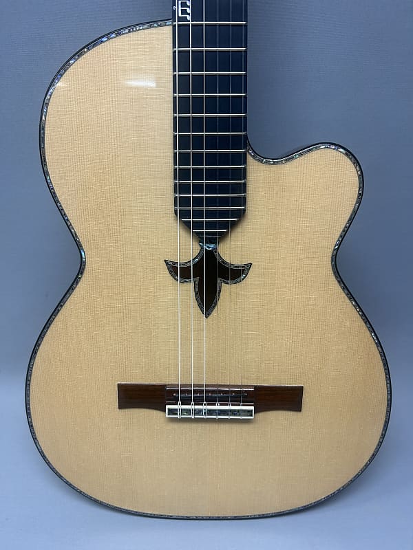 Sand Guitars - Mahogany Model, Chet Atkins Style w/Fleur De | Reverb