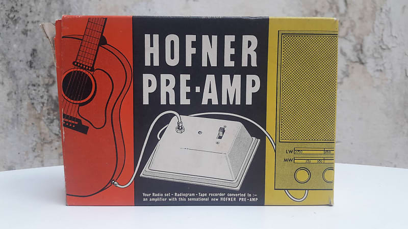 RARE vintage early 1960's HOFNER Pre-Amp germanium OC71 | Reverb