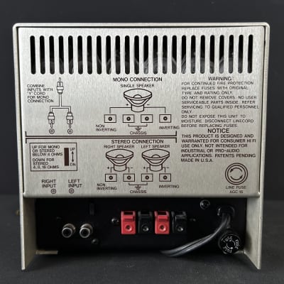 Carver M-400 Cube Magnetic Field Stereo/Mono Power Amplifier | Reverb