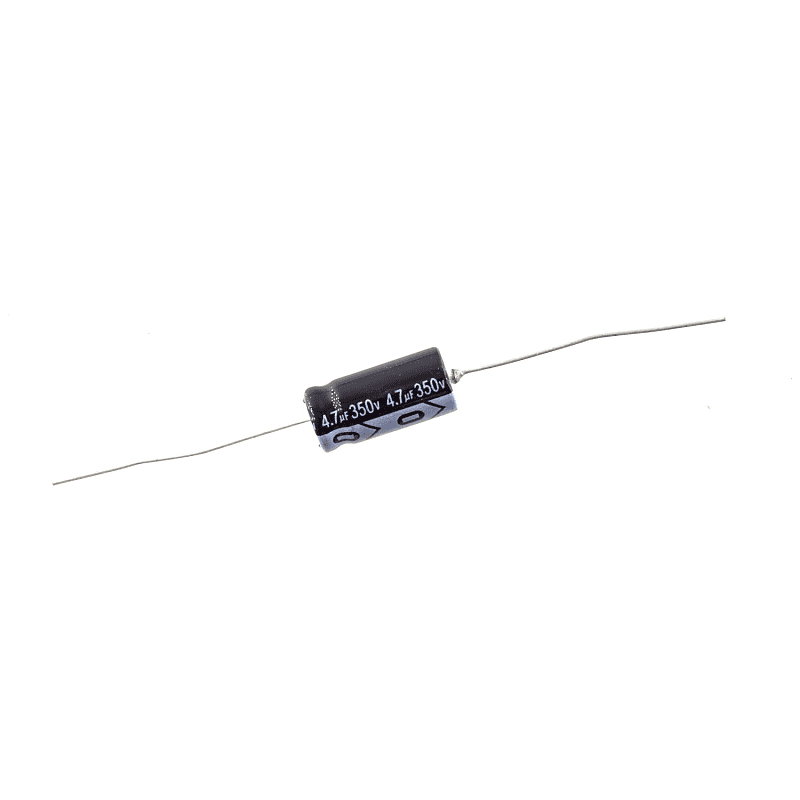 Axial Polarized Electrolytic Capacitor, 4.7uf @ 350VDC | Reverb