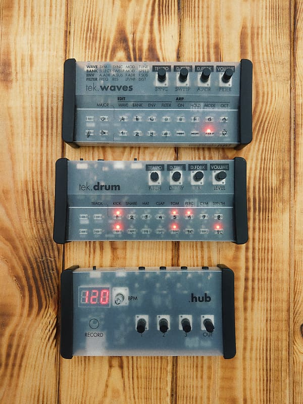 Patchblocks Minijam Studio: Tek.Drum, Tek.Waves, Hub. RARE! | Reverb