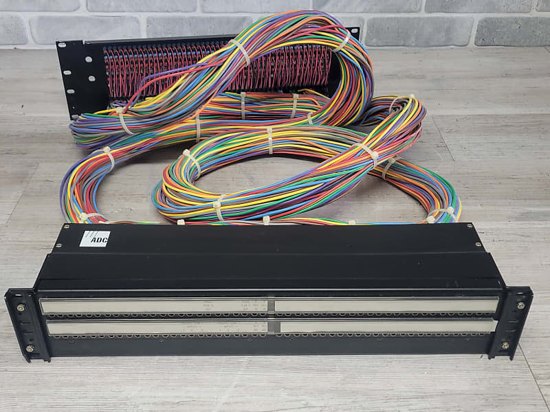 ADC Ultrapatch 96 point TT Patchbay with Punchdown Panel | Reverb
