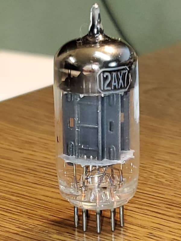 12AX7 Black Plate RCA 17mm MaxiPreamp2/TV7 tested ( 1 ) tube | Reverb
