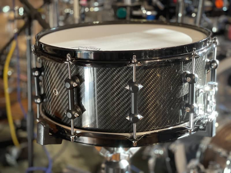 Rocket Shell 6.5 X 14 Customized Carbon Fiber Snare Drum | Reverb