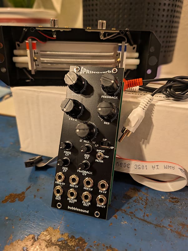 Bubblesound SpringVerb Spring tank Reverb + Sem-20 Filter | Reverb