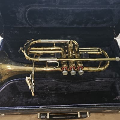 Conn Director Cornet with case and mouthpiece used vintage | Reverb