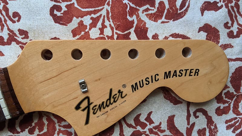 1969 1970 Fender Musicmaster guitar neck rosewood | Reverb