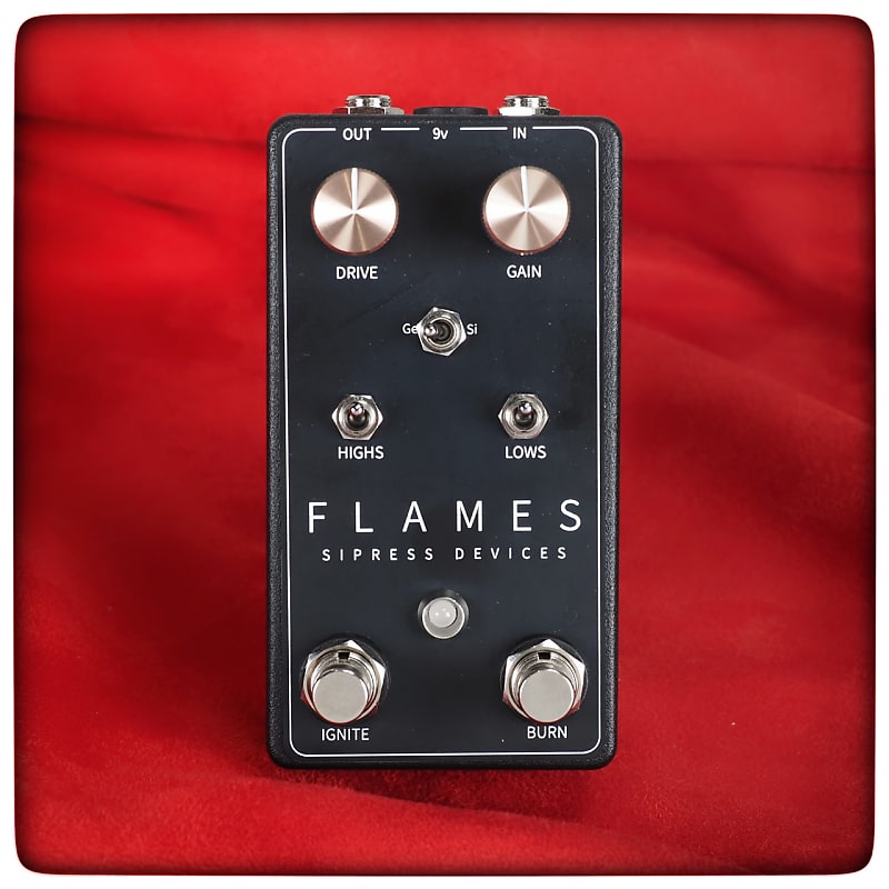 Sipress Devices Flames Boost/OD (First Batch with Gold Knobs) | Reverb