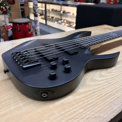 Solar AB2.5C 5-String Active Electric Bass (Carbon Black | Reverb