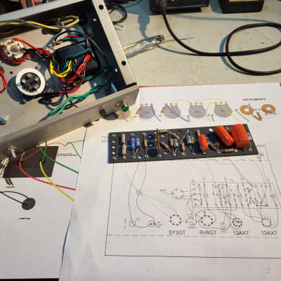 TriGens Amplification Vibro Champ Hand Wired Chassis | Reverb