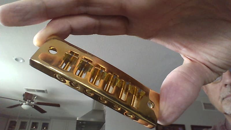Harmonica Bridge Gold Harmonica Bridge - Gold | Reverb