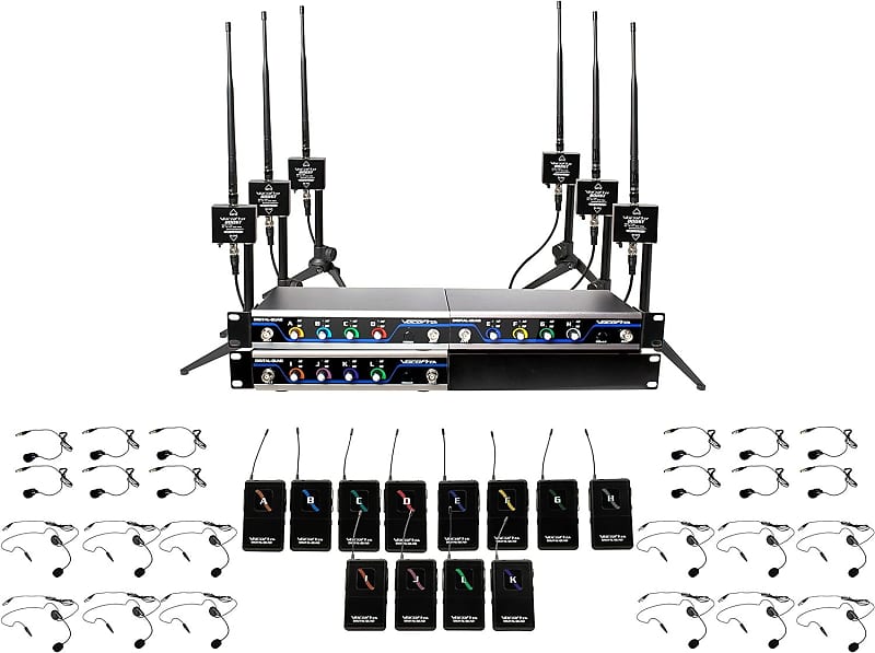 VocoPro Wireless Headset Microphone, BOOST-Conference-12 | Reverb