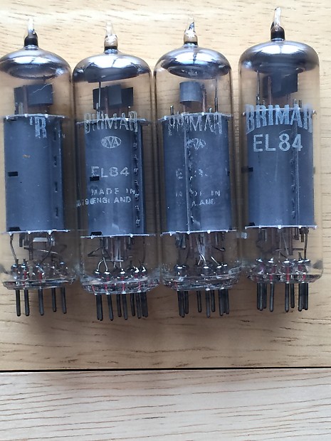 Brimar Matched NOS Quad EL84/6BQ5 1960's | Reverb
