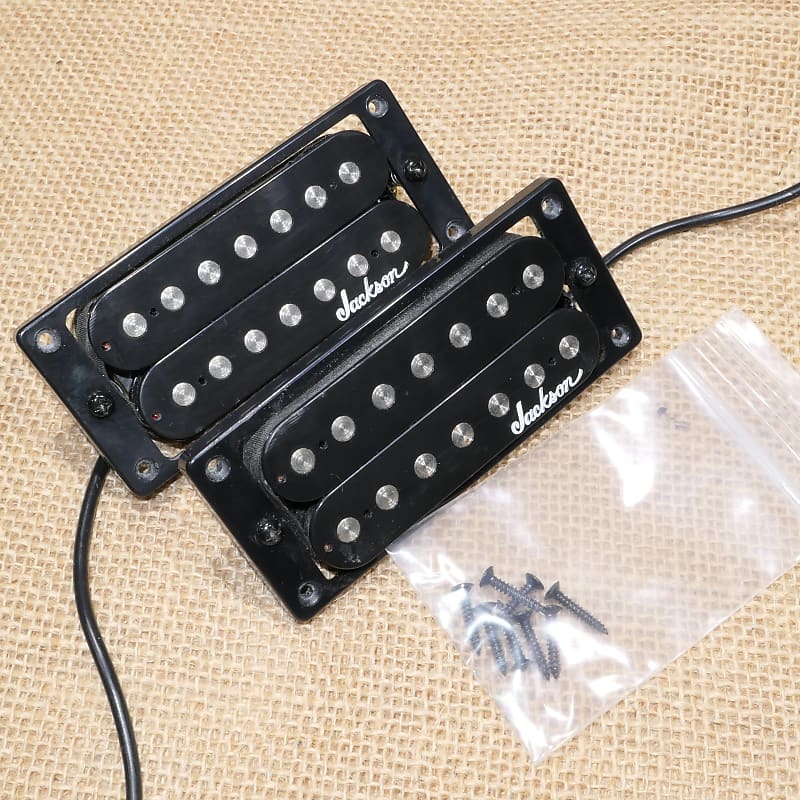 7 strings Pickup Set Humbuckers Black, 2020 Jackson Dinky | Reverb