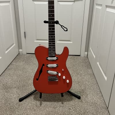 Warmoth Thinline Custom Telecaster 2022 Fiesta Red | Reverb