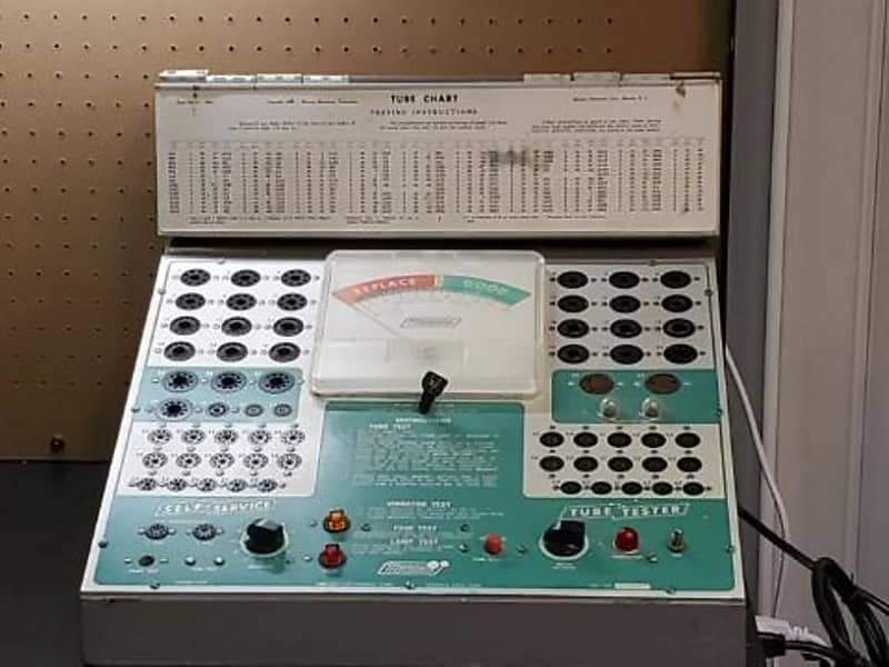 Mercury Model 202 vacuum tube tester works great! | Reverb