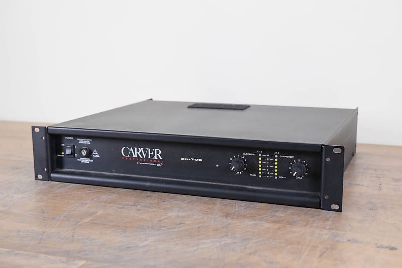 Carver PM-700 Two-Channel Power Amplifier (church owned) | Reverb