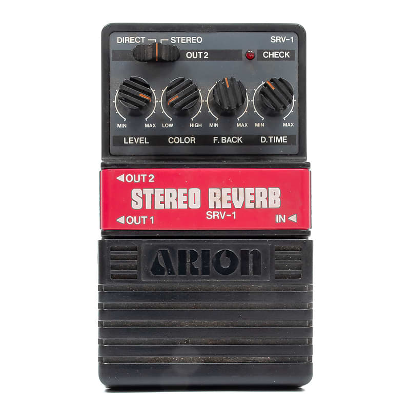 Arion - SRV-1 - 80s MIJ Stereo Reverb Pedal - x7164 - VINTAGE | Reverb