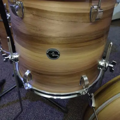 Rainbow Poplar Solid Shell Steam Bent Bop Drum Set By Erie | Reverb
