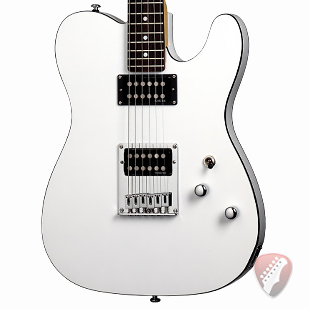 Schecter PT Standard Electric Guitar in Gloss White | Reverb