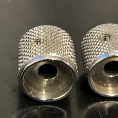 Fender Telecaster knobs pair late 1960s - chrome | Reverb