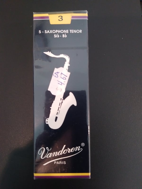 Vandoren Tenor Sax Reeds New In Box Of 5 Reverb