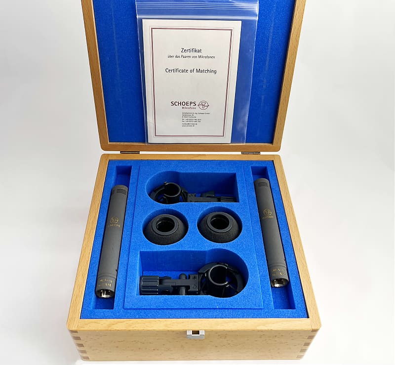 Schoeps Pair of CMC6 Amps with Matched Pair MK4 Capsules | Reverb