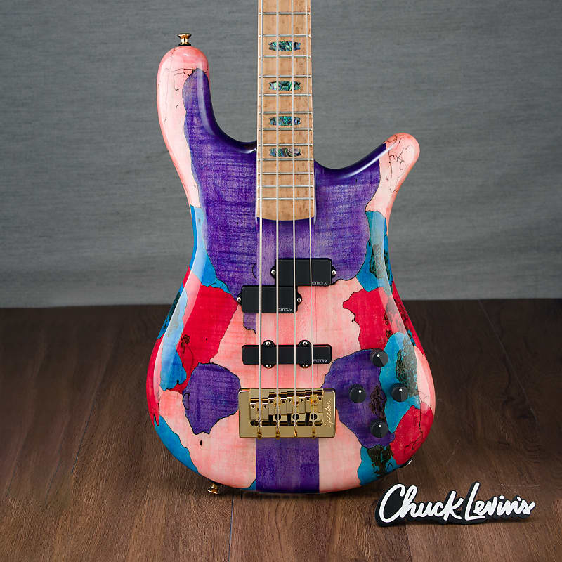 Spector USA Custom NS2 Bass Guitar - Abstract - CHUCKSCLUSIVE | Reverb