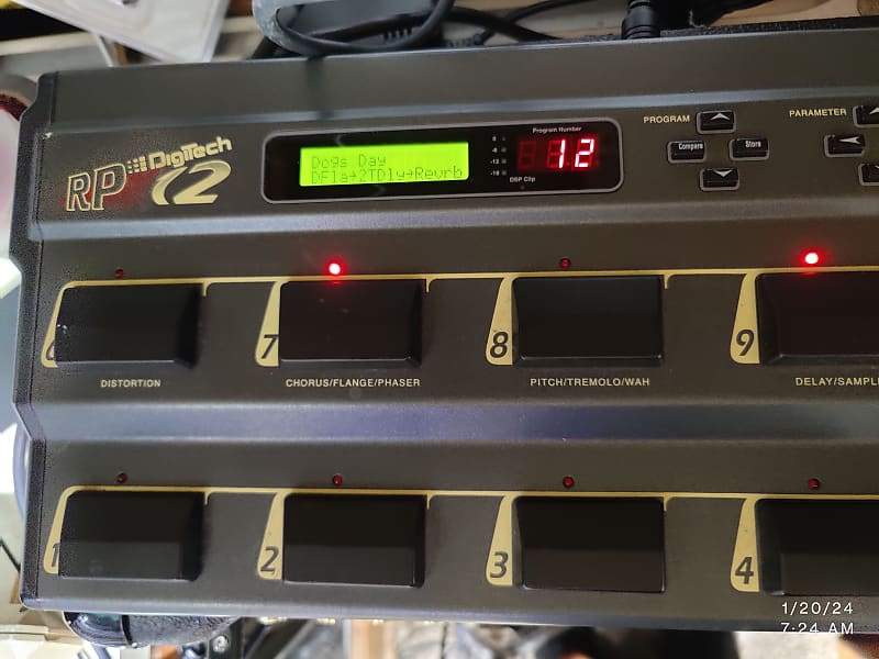 DigiTech RP12 GUITAR PROCESSOR 1997 - Blue Grey | Reverb