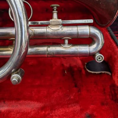 Getzen Capri Shepherd's Crook Cornet - Silver | Reverb