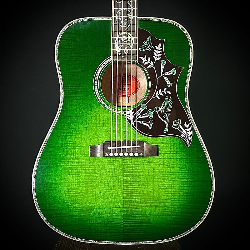 Gibson Hummingbird Ultima Exclusive - Emerald Green | Reverb