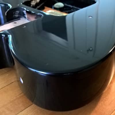 Fender Deluxe Nashville Telecaster Body -- MIM; Gloss Black; | Reverb