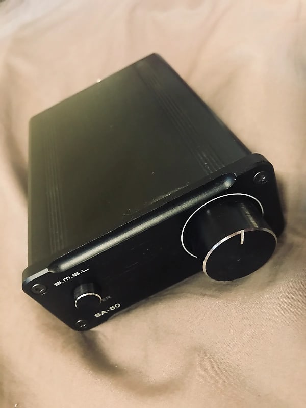 SMSL SA50 50Wx2 TDA7492 Class D Amplifier + Power Adapter | Reverb