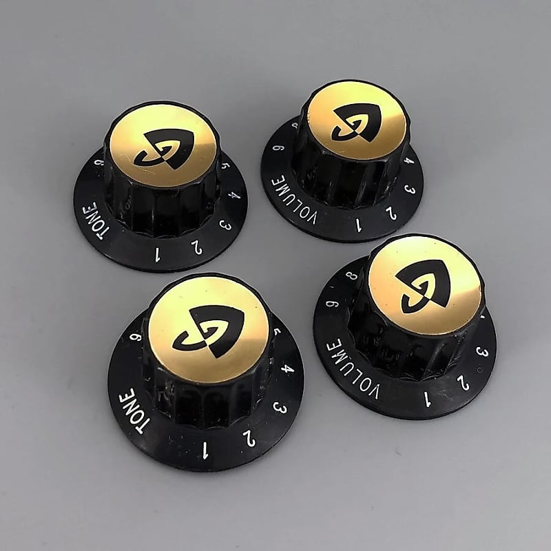 4pcs Golden Top Guitar Volume Tone Audion Control Knobs | Reverb UK