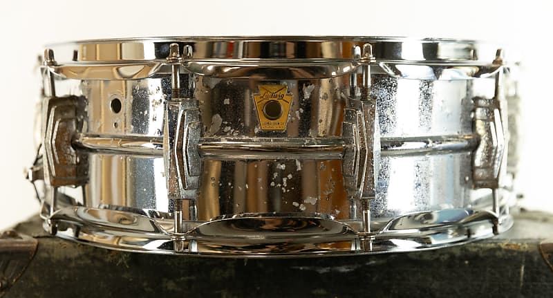 1960s Ludwig 5x14 LM400 Supraphonic Snare Drum | Reverb