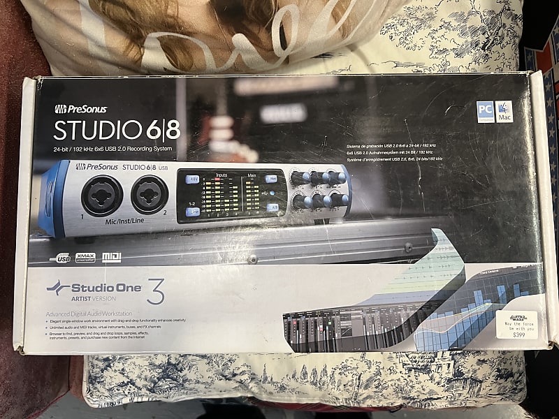 PreSonus STUDIO 6/8 - Silver/Blue | Reverb