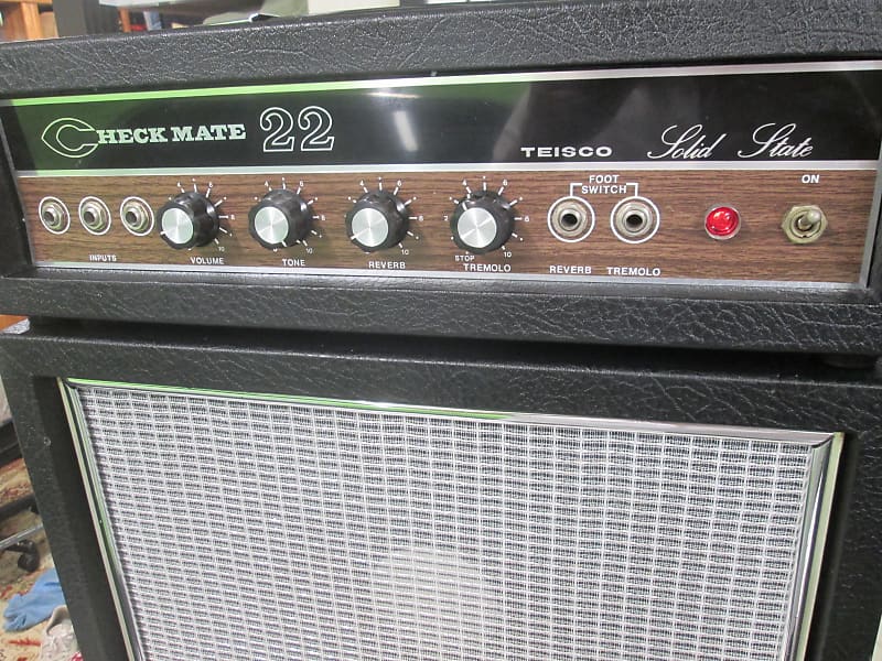 Teisco Checkmate 22 / 28 Stack Guitar Amplifier NICE | Reverb