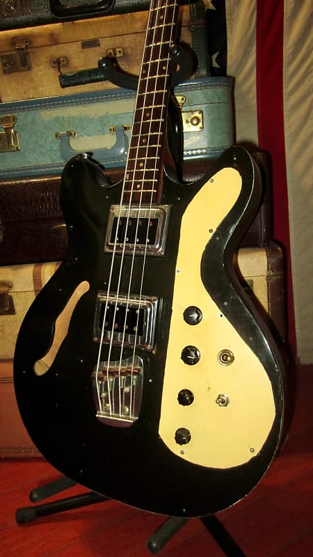 1967 Guild Starfire Bass Black | Reverb UK