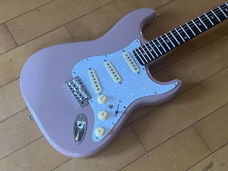 Del Mar Lutherie Surfcaster Strat 2022 Del Mar Mauve - Made | Reverb