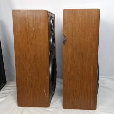 Technics SB-CR77 3-Way Floor Speakers - 1980s Walnut | Reverb