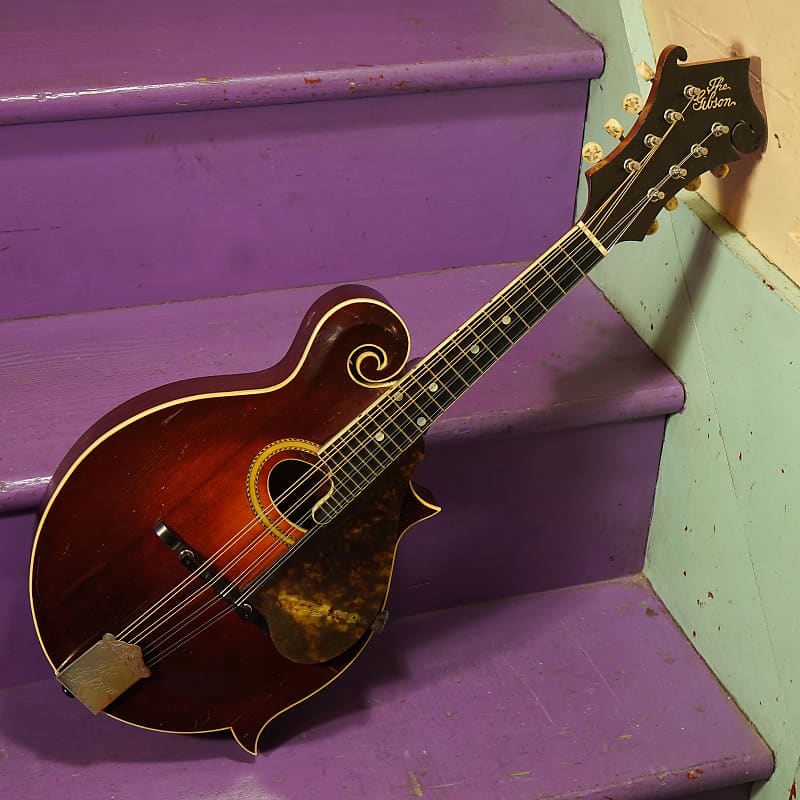 1916 Gibson F-2 Carved-Top Archtop Mandolin (VIDEO! Fresh | Reverb UK