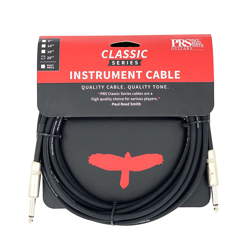 PRS Classic Series Instrument Cable - 25' Straight-Straight - | Reverb