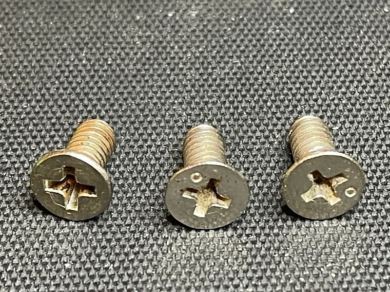 1962 Fender Stratocaster nickel tremolo block screws 50s 60s | Reverb