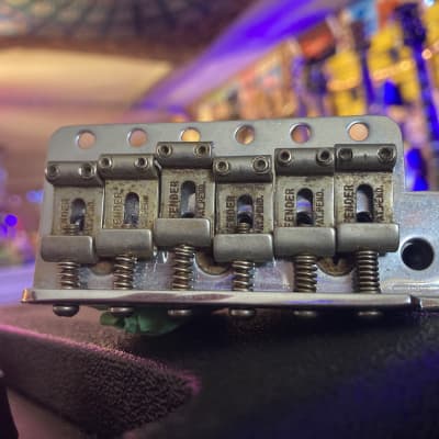 Fender Custom Shop Stratocaster Bridge - Chrome | Reverb