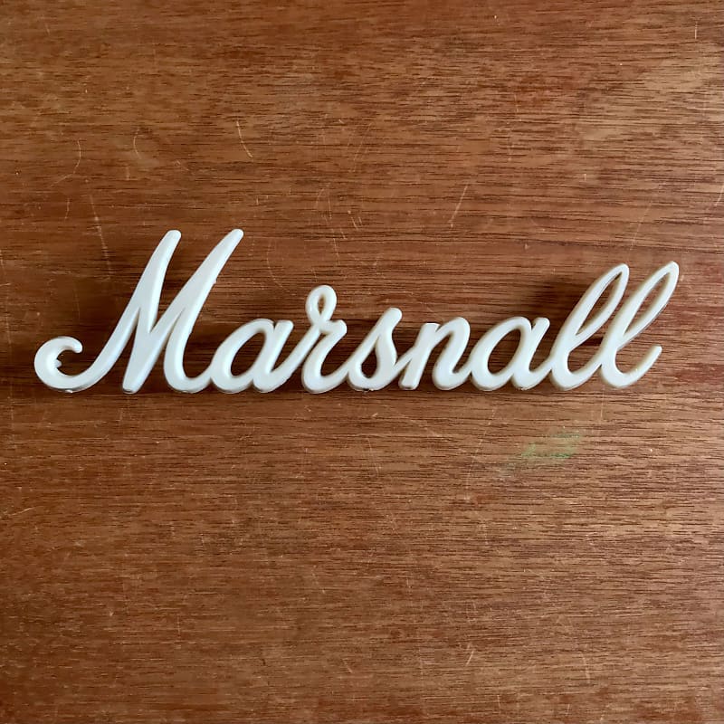 Vintage Marshall JMP 9” script logo 1969-75 | Reverb UK