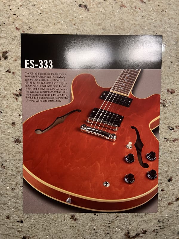 2002 Gibson ES-333 Spec Flyer! | Reverb