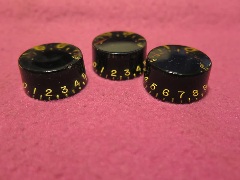 vintage 1975 Gibson USA Speed Knobs for L6S Ripper bass | Reverb UK