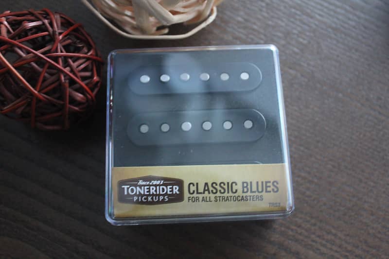 Tonerider Classic Blues SSS Stratocaster Pickups Set - black | Reverb