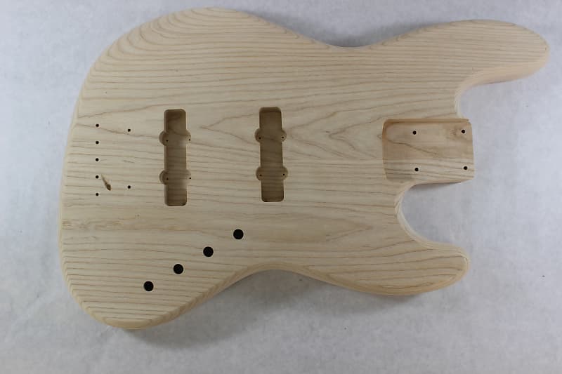 Unfinished Ash Jazz bass guitar body - fits Fender necks J932 | Reverb